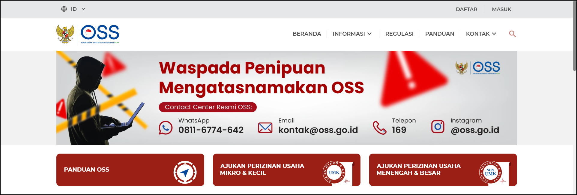 Panduan Oss Definisi Dan Panduan Lengkap Mengenai OSS Dinas