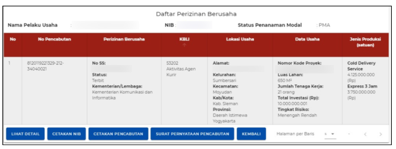 OSS RBA - Application for Revocation of Business License - Non-Liquidation