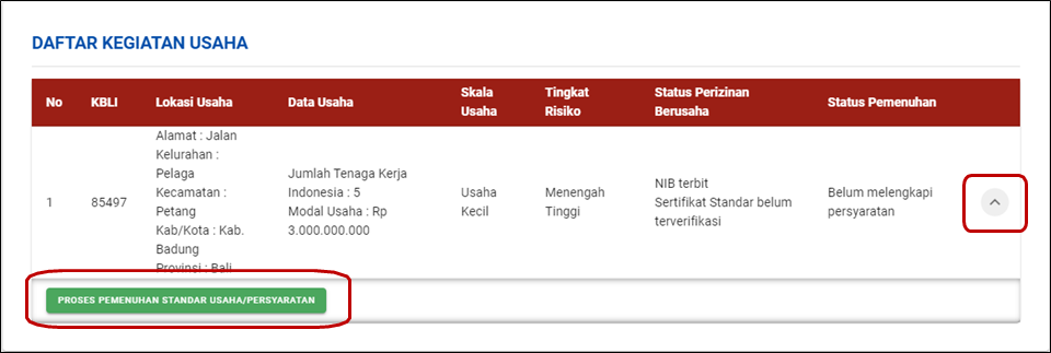 OSS RBA - Business Licensing Development