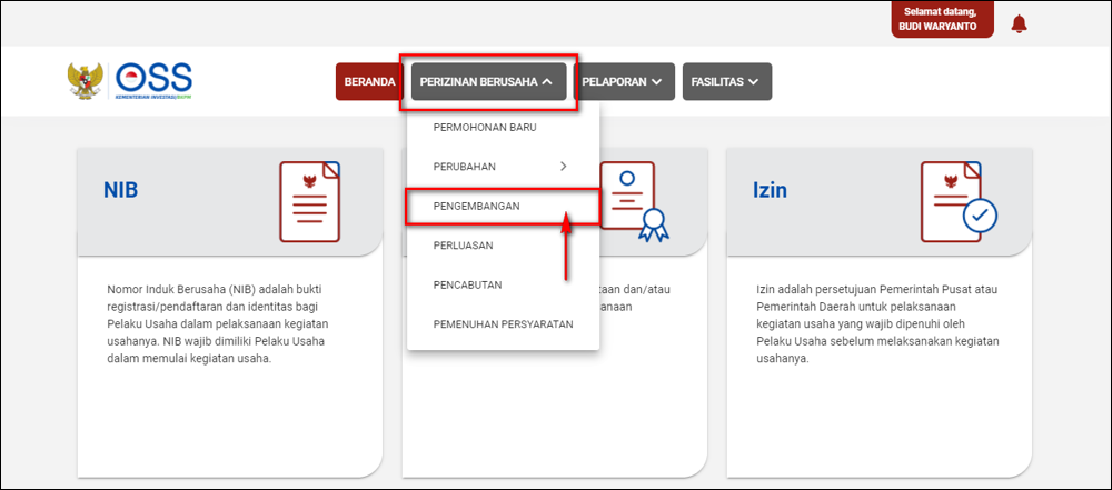 OSS RBA - Business Licensing Development
