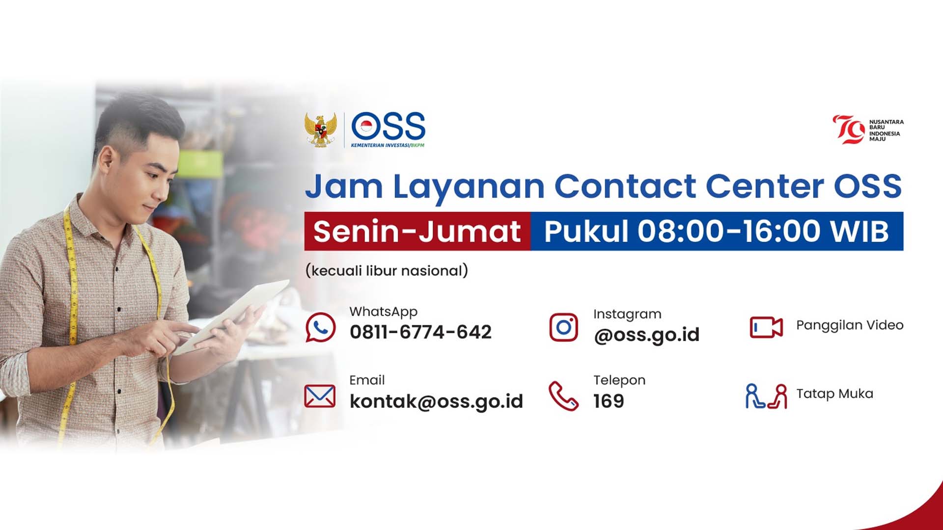 OSS RBA - Jam Layanan Contact Center OSS