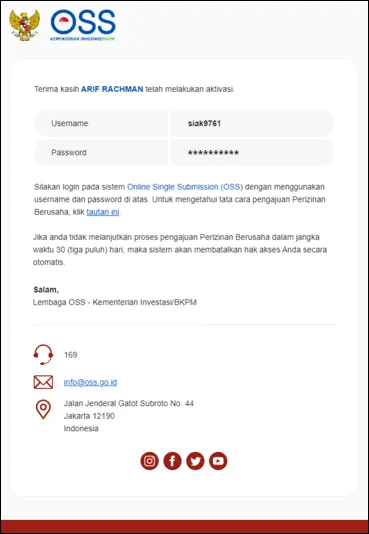OSS RBA - Change of Business License - Business Entity Profile