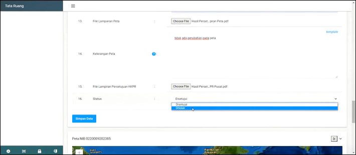 OSS RBA - Pemrosesan PKKPR Darat oleh OPD Tata Ruang dan DPMPTSP